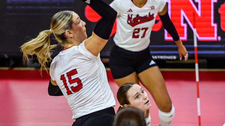 Gallery: Huskers Open Big Ten Play With Sweep Over Michigan