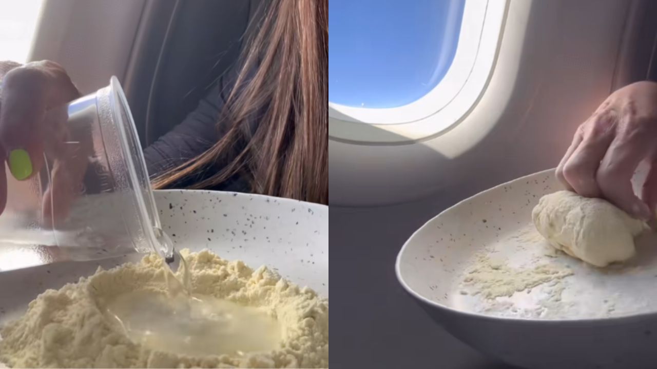 Passenger goes viral after making her own pasta to eat on a flight