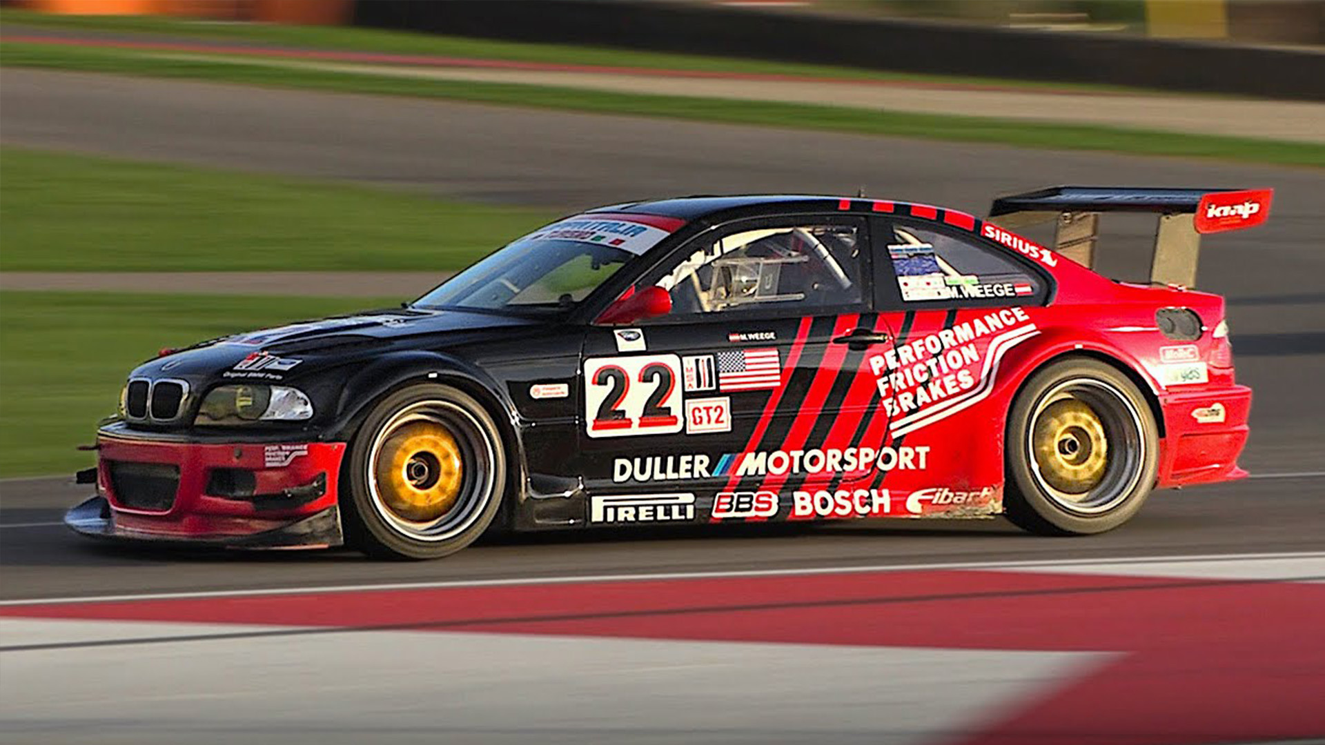 BMW M3 E46 GT2 Racecar with S54 Straight Six Engine Onboard