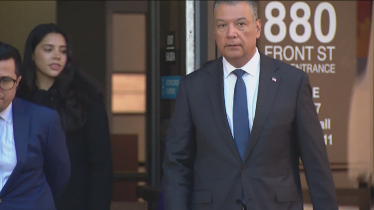 California Sen. Alex Padilla observes immigration court proceedings in ...