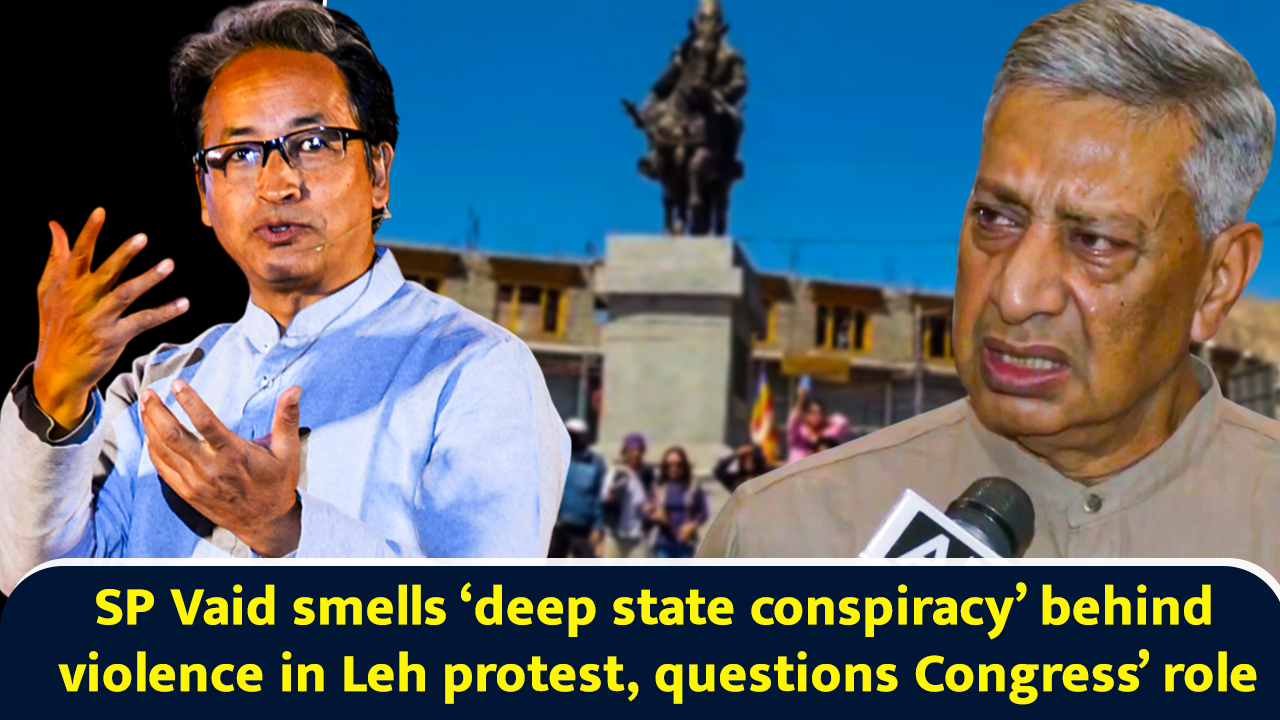 SP Vaid smells ‘deep state conspiracy’ behind violence in Leh protest ...