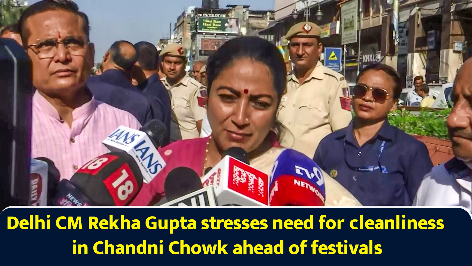 Delhi CM Rekha Gupta stresses need for cleanliness in Chandni Chowk ...