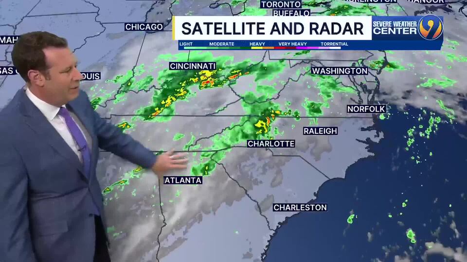 Thursday morning's forecast with Meteorologist Keith Monday