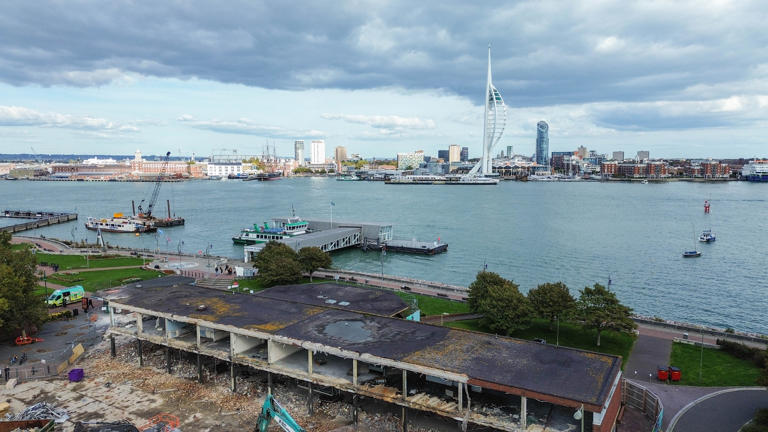 In Pictures: Demolition work begins at old Gosport Bus Station ready ...