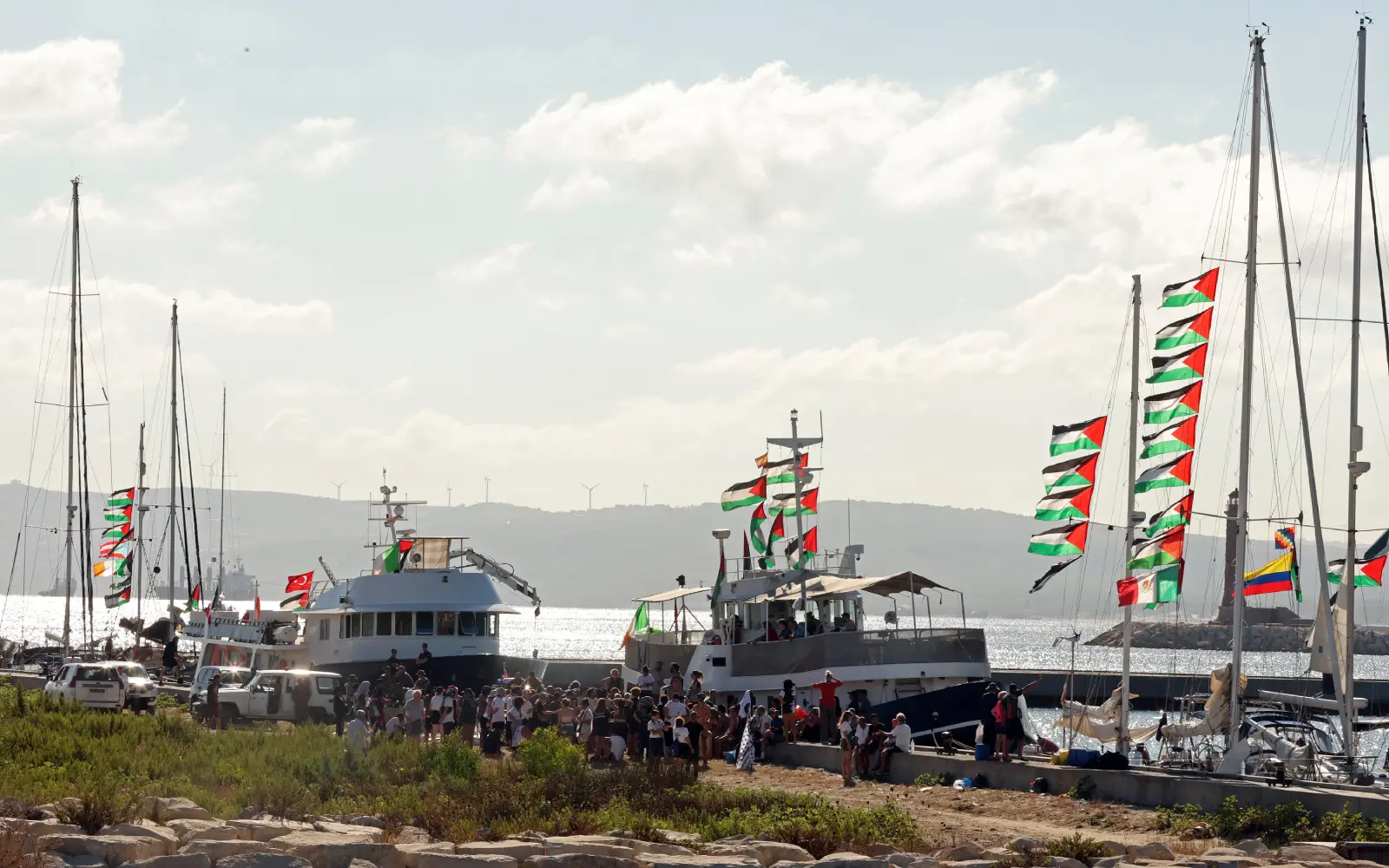 Italy sends second navy ship to escort Gaza aid flotilla