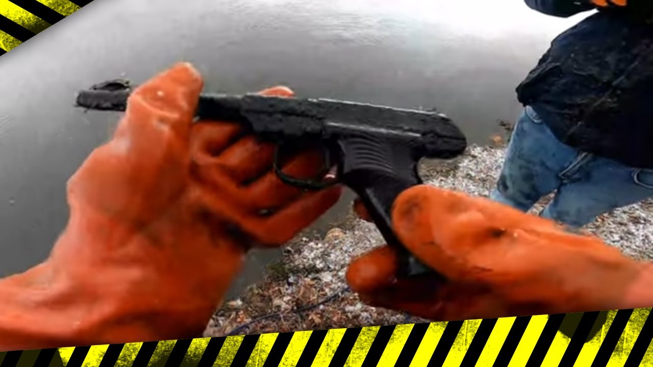 Magnet fishing adventure leads to gun discovery and police response