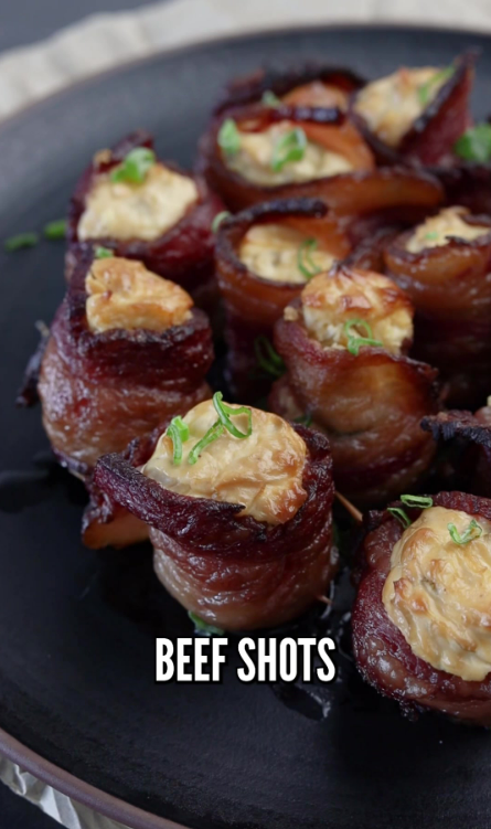 Beef Shots with Bacon and Creamy Filling – Delicious Recipe