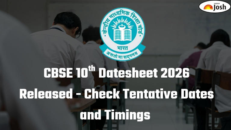 CBSE 10th Date Sheet 2026: Check Tentative CBSE Board Class 10 Exam ...