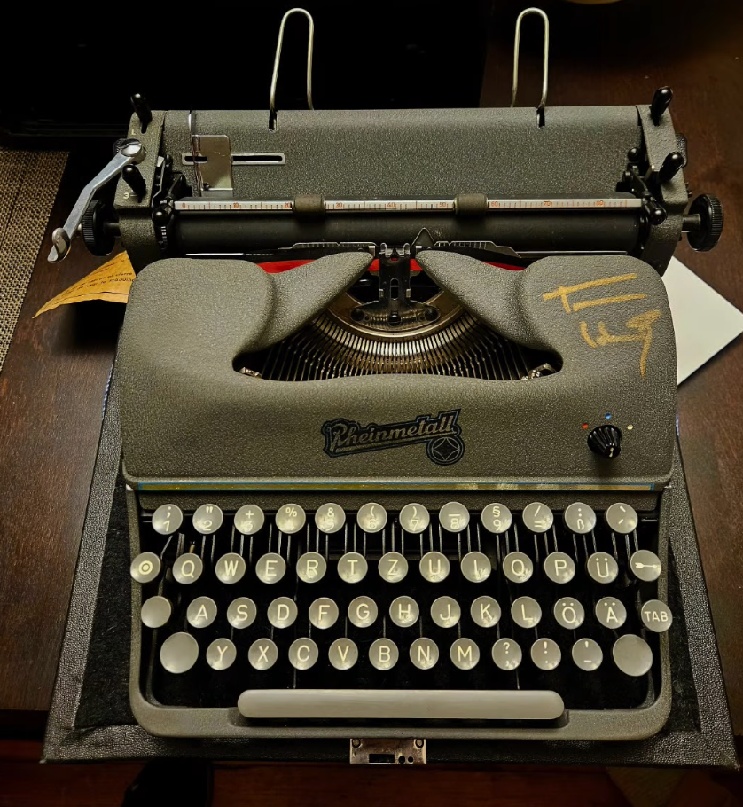 Tom Hanks keeps 2-year promise, sends vintage German typewriter to ...