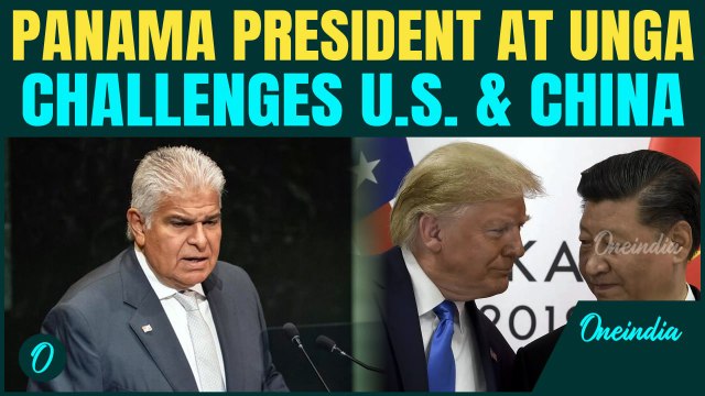 Panama’s President José Raúl Mulino delivered a bold speech at United ...