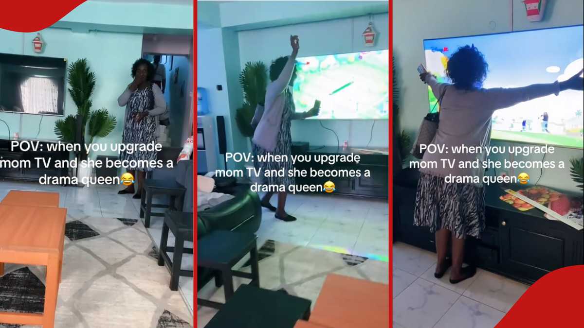 Kisii mum ululates, dances after daughter buys her wide screen TV: "It ...