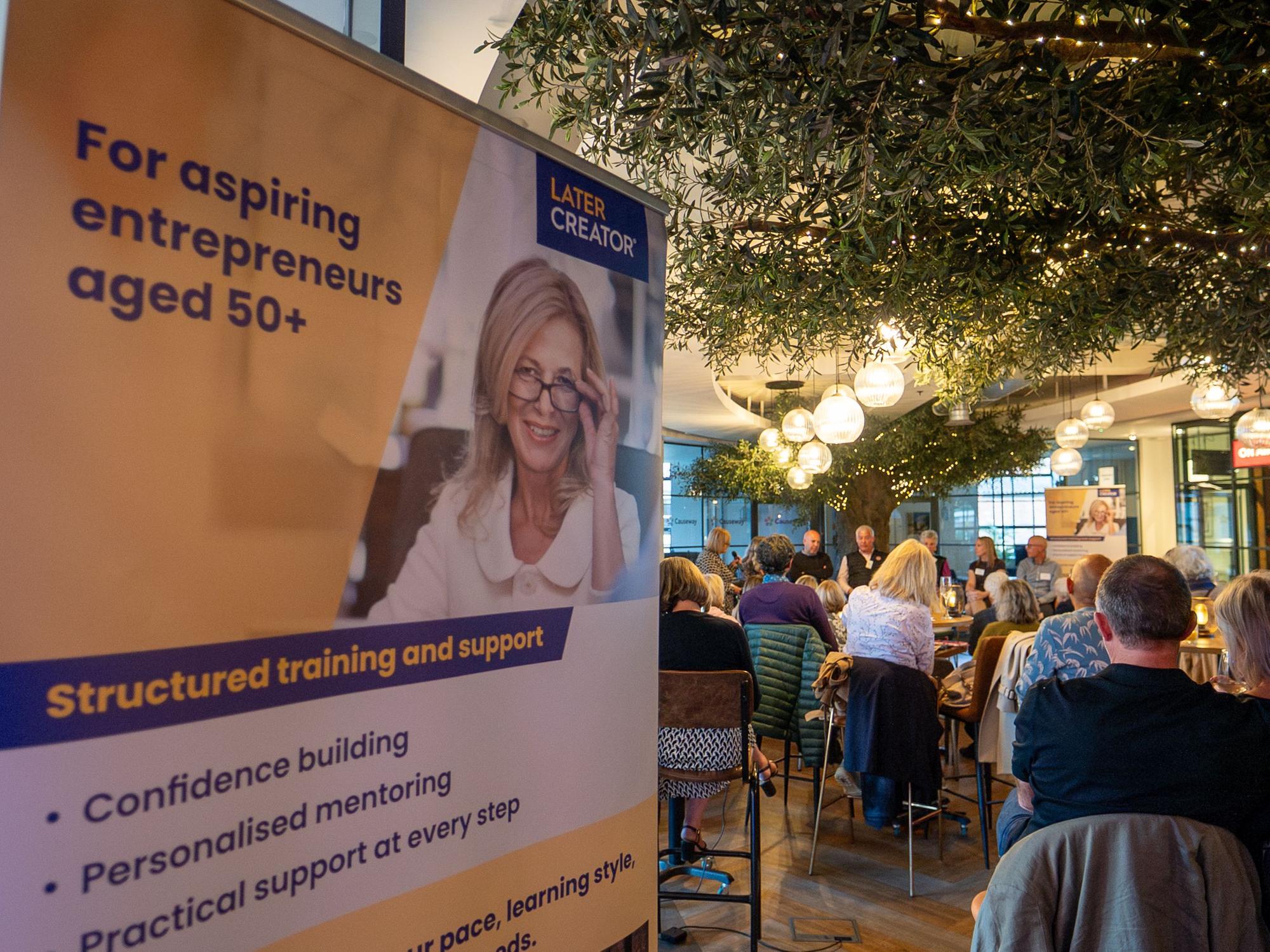 Later Creator launch event champions late-life entrepreneurship