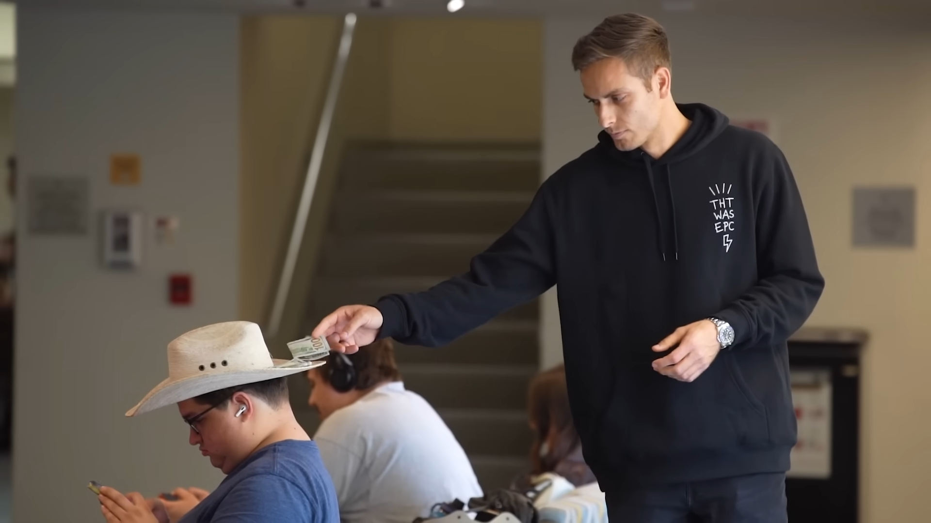 Giving Away $500 by Secretly Slipping It Into Pockets