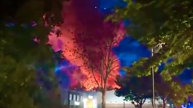 Massive explosion at Swindon industrial estate results in huge fireball