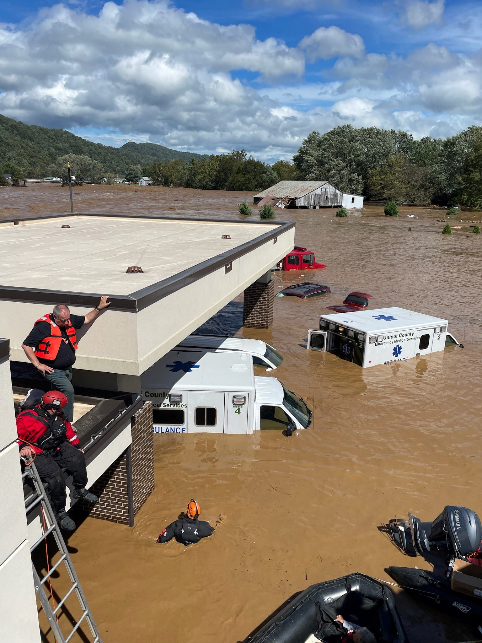 Hospital flooded by Hurricane Helene will be rebuilt in flood plain