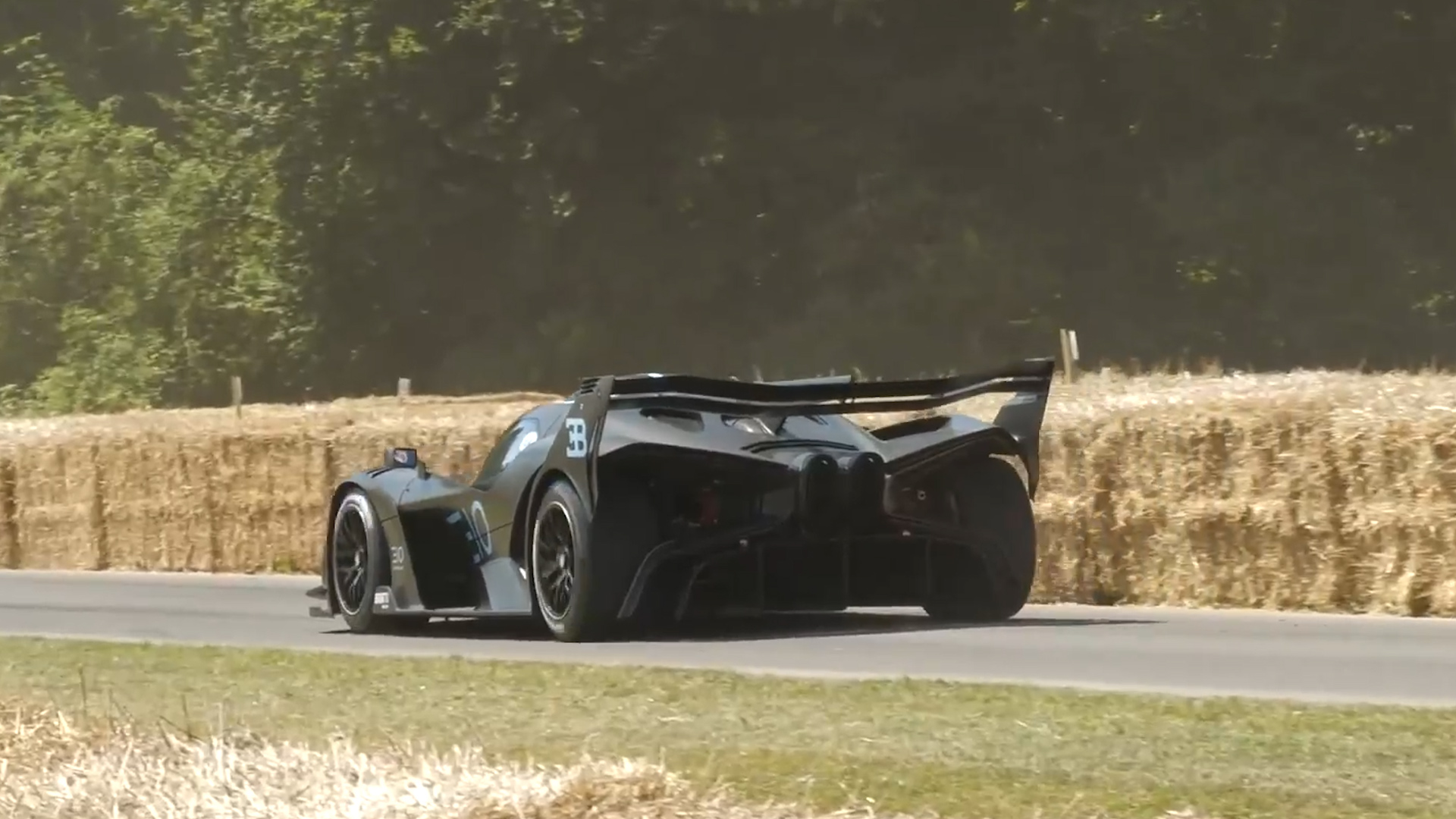 Bugatti Bolide track only pure W16 sounds Goodwood