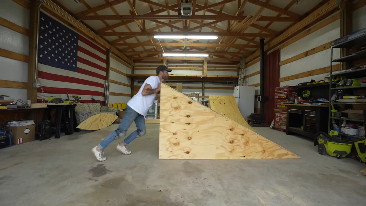How to build a 4-foot ramp with landing for BMX, MTB, and dirt bikes ...