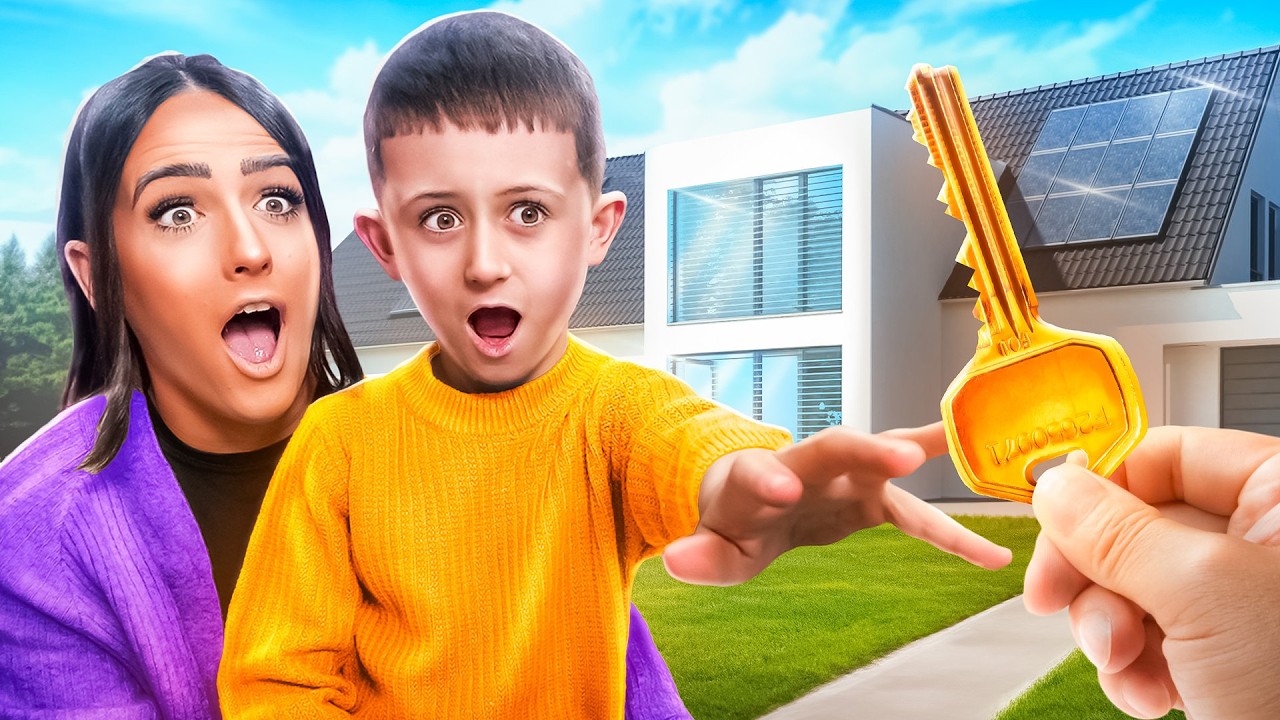 I surprised a family with their dream house