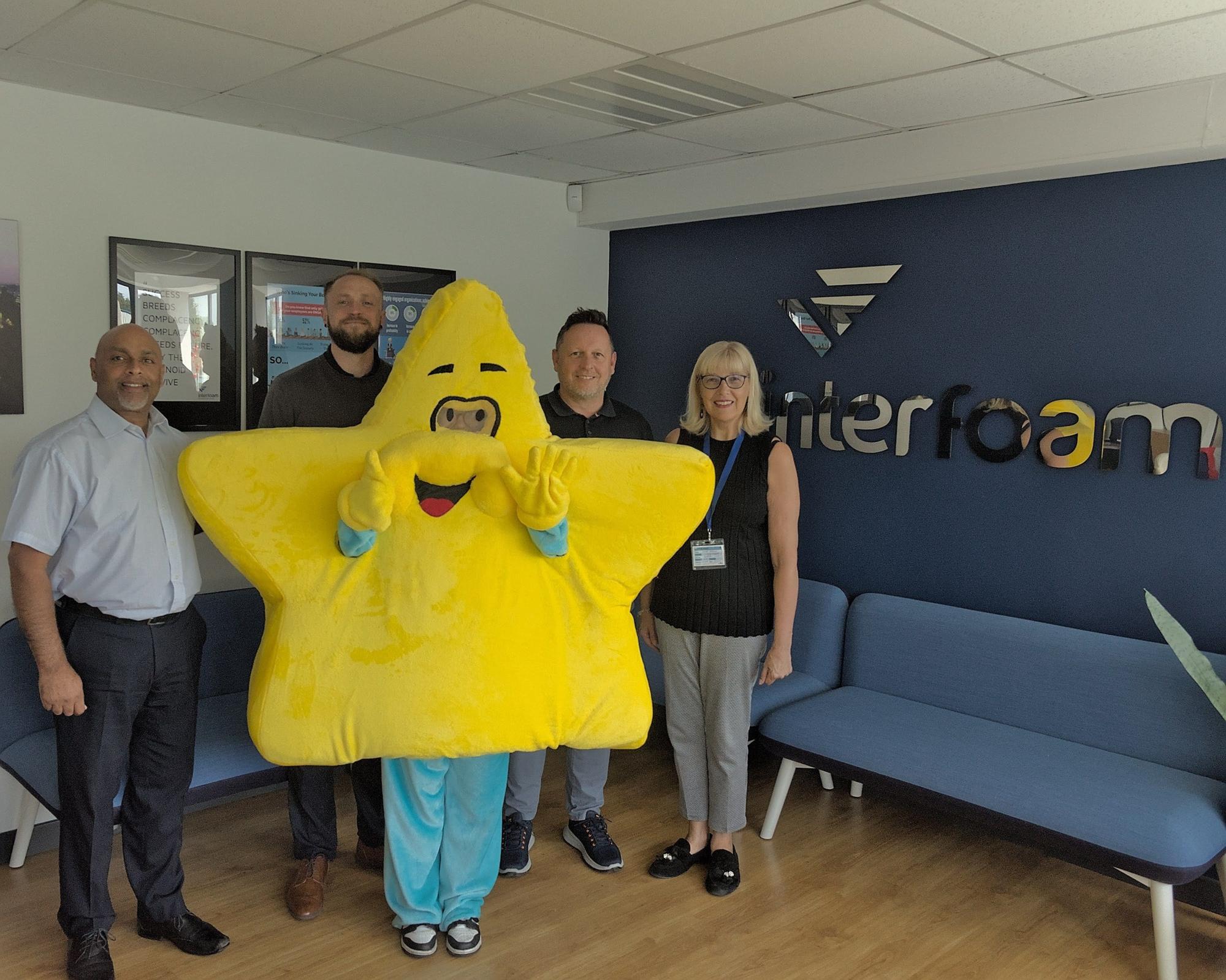 Volunteer helps Sue Ryder’s Starry mascot shine again