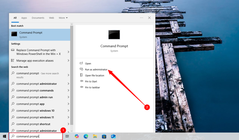 How to Open the Command Prompt as Administrator in Windows 10