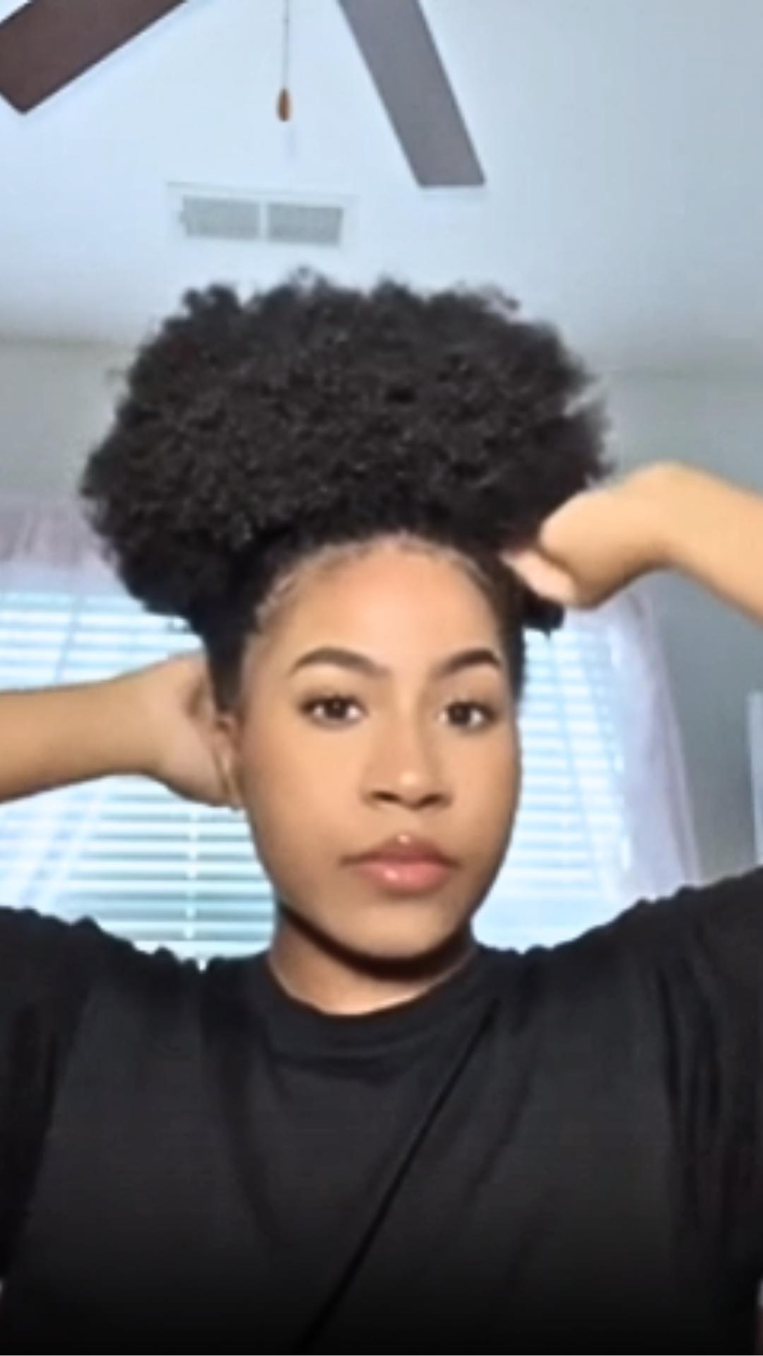 Instant Afro Puff: Quick & Easy Natural Hair Style