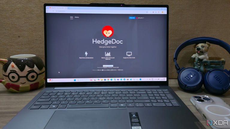 This self-hosted collaborative markdown editor is our family’s new wiki