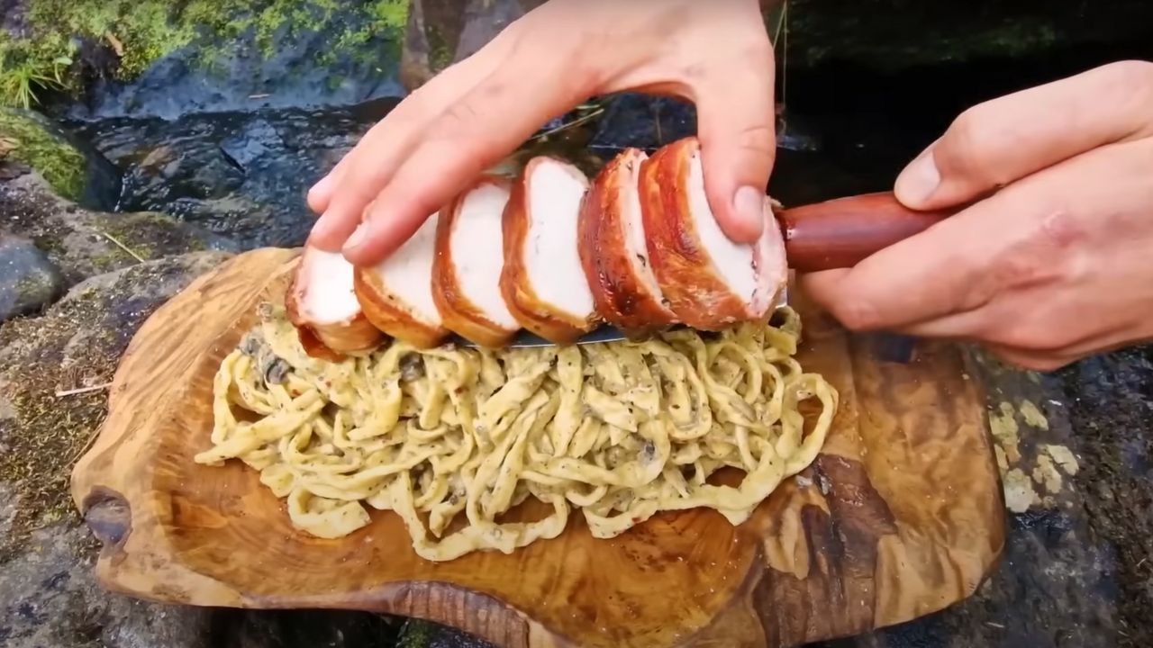 ASMR Pasta Perfection in the Wild