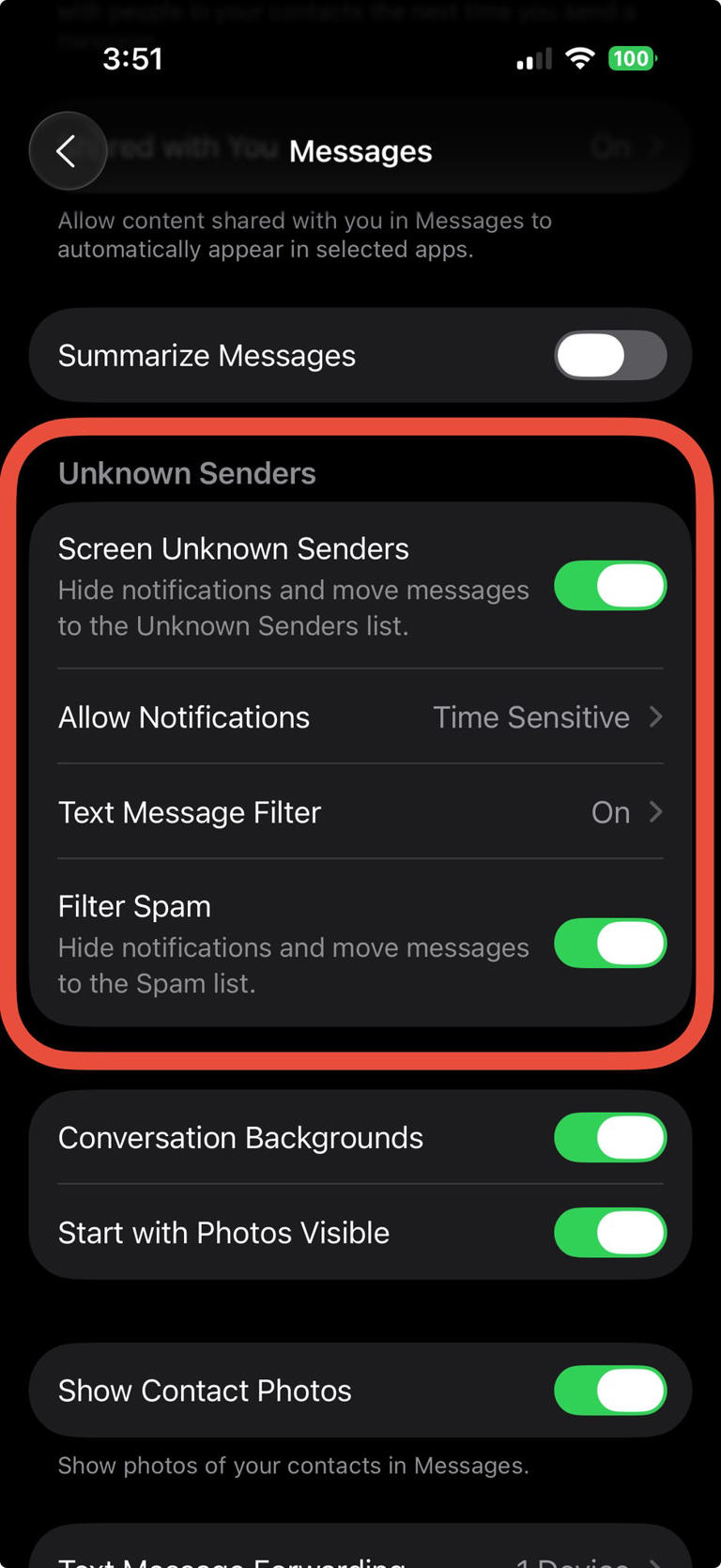 iOS 26 Can Easily Filter Out Texts From Unknown Senders. Here's How
