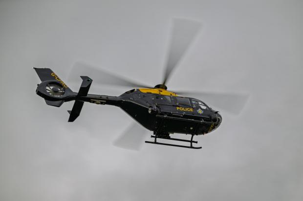 Police helicopter called out after man spotted 'carrying gun'
