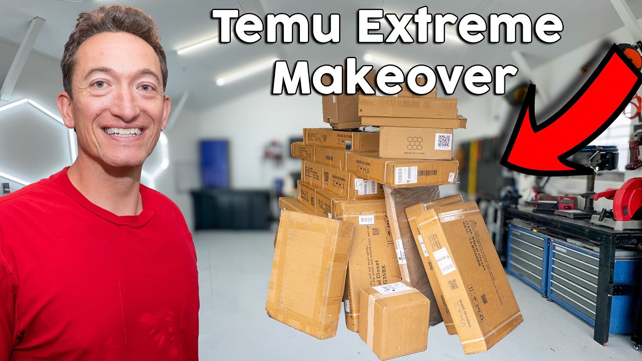 $2000 Temu Garage Makeover – An Incredible Before and After Transformation