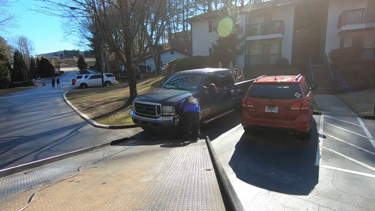 SUV Traps Compact Car In Brutal Move