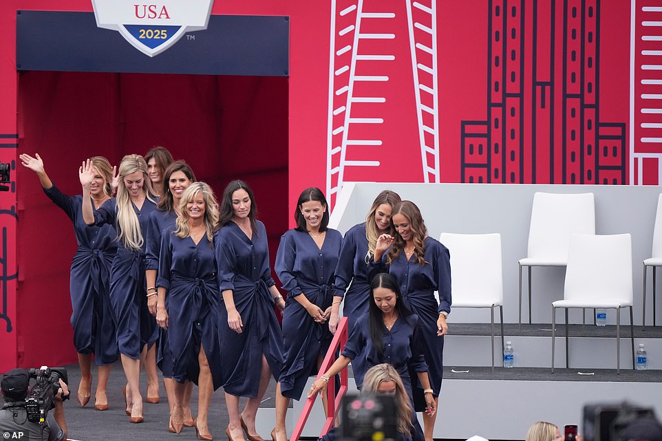 Ryder Cup opening ceremony sees US and European WAGs face off