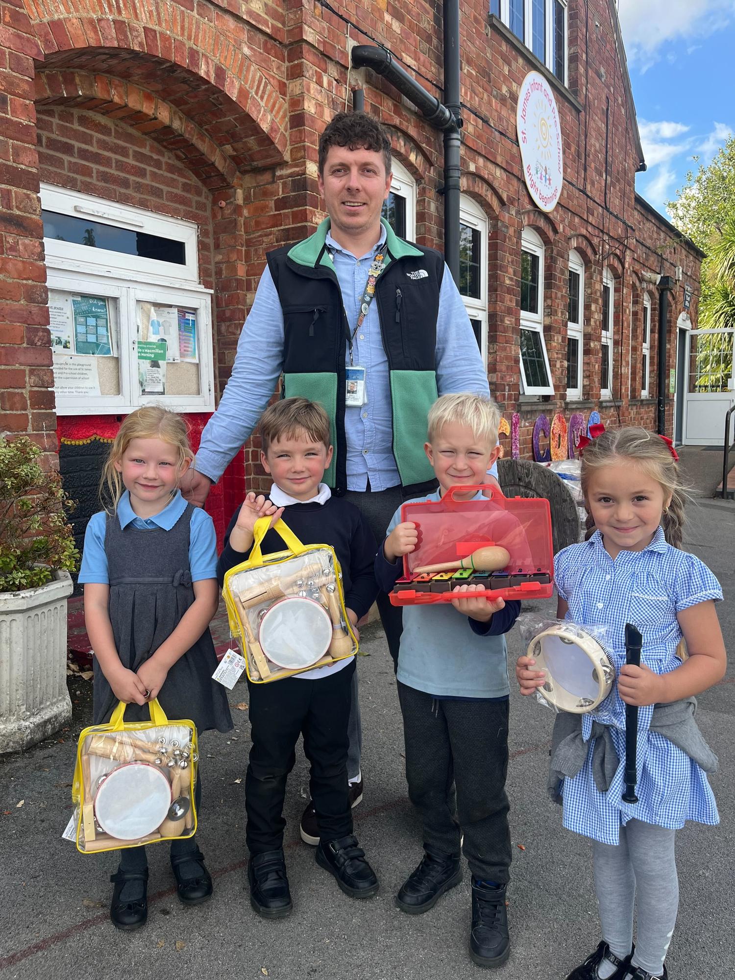 Amazon in Daventry hits the right notes with instrument donation to St ...