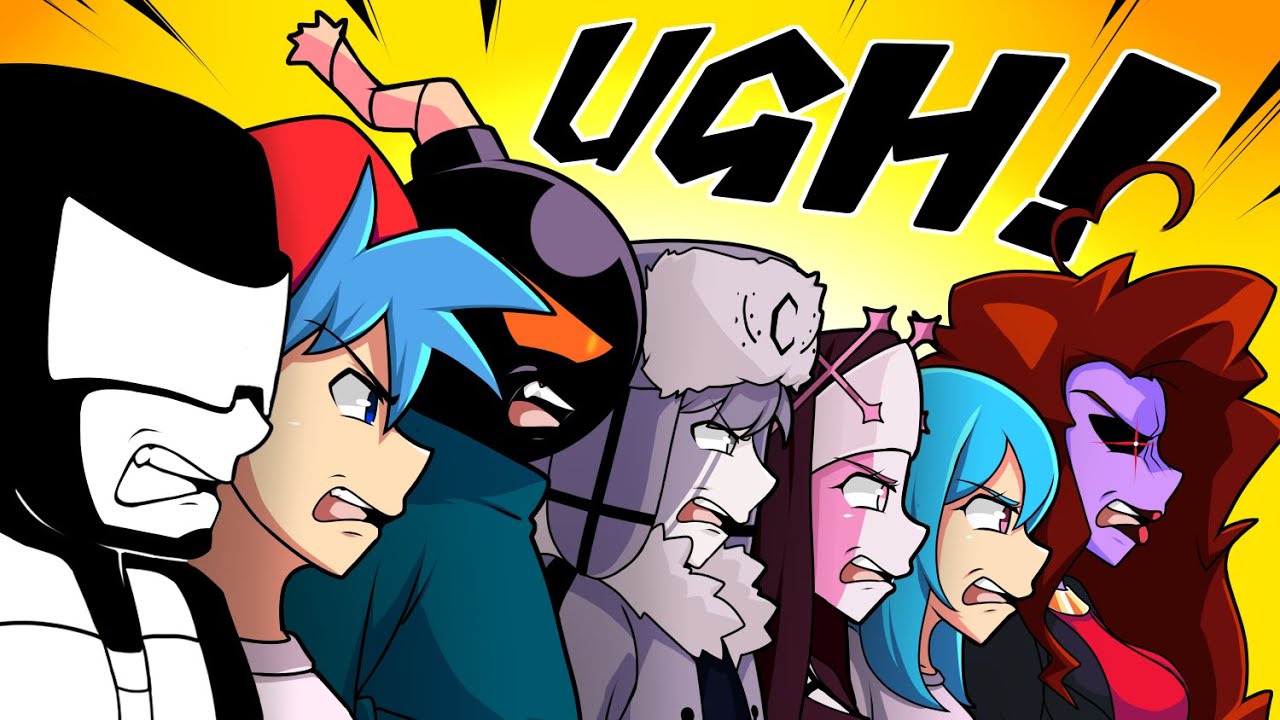 Ugh but Every Turn a New Character Sings It: Friday Night Funkin Animation