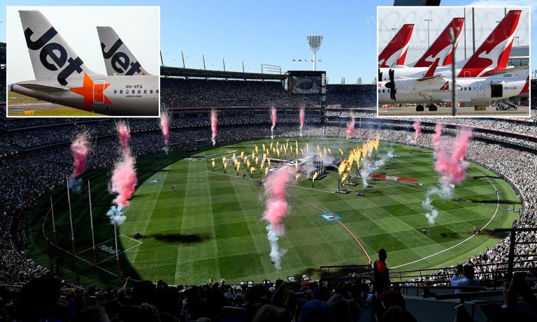 Footy fans left fuming as airlines CANCEL flights ahead of AFL Grand ...