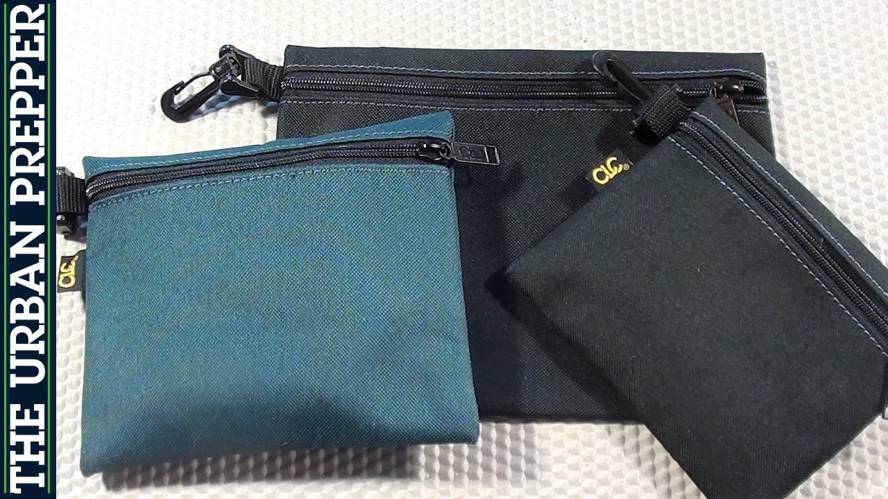 Custom leathercraft zippered bags for everyday carry
