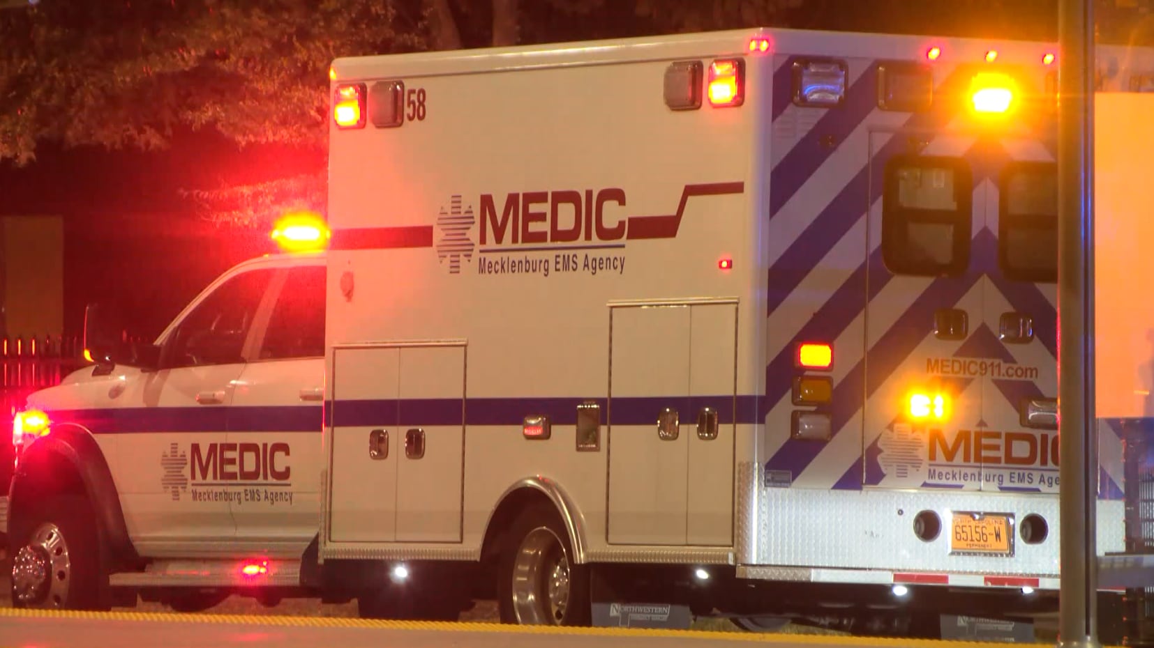 Ambulance carrying patient shot into in Uptown Charlotte: What we know