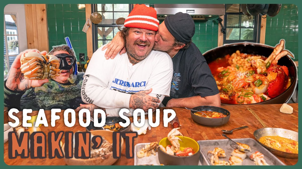 Cook a rich seafood soup with Matty Matheson from 'The Bear'