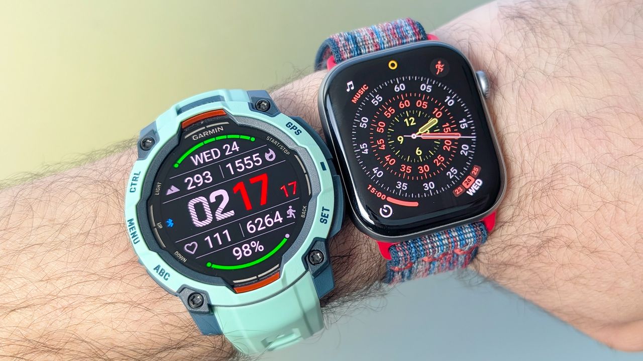 I walked 6,000 steps with the Apple Watch 11 vs Garmin Instinct 3 — and ...