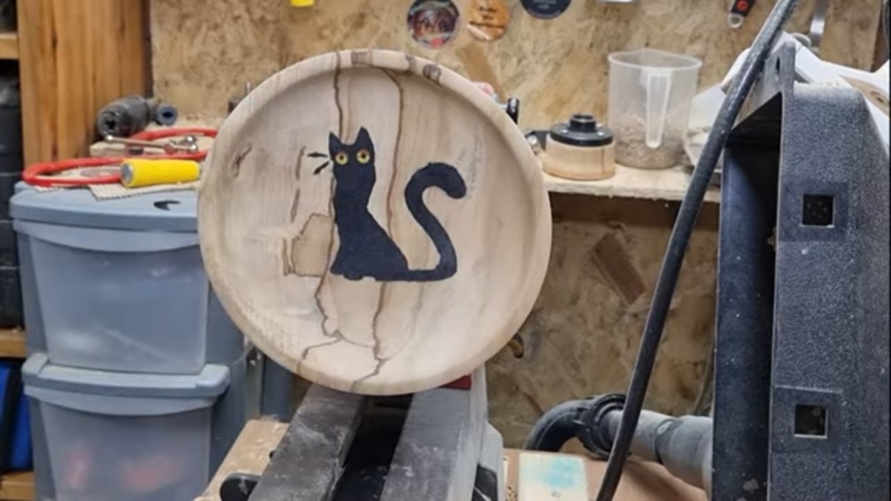 Why This Cat Resin Inlay Project Stands Out on the Lathe