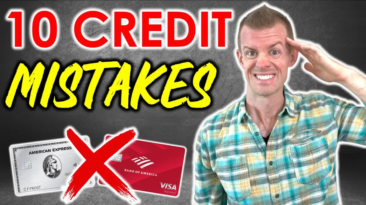 10 credit card mistakes to avoid as a beginner