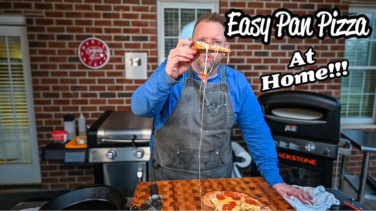 Perfect Pan Pizza on the Blackstone Pizza Oven