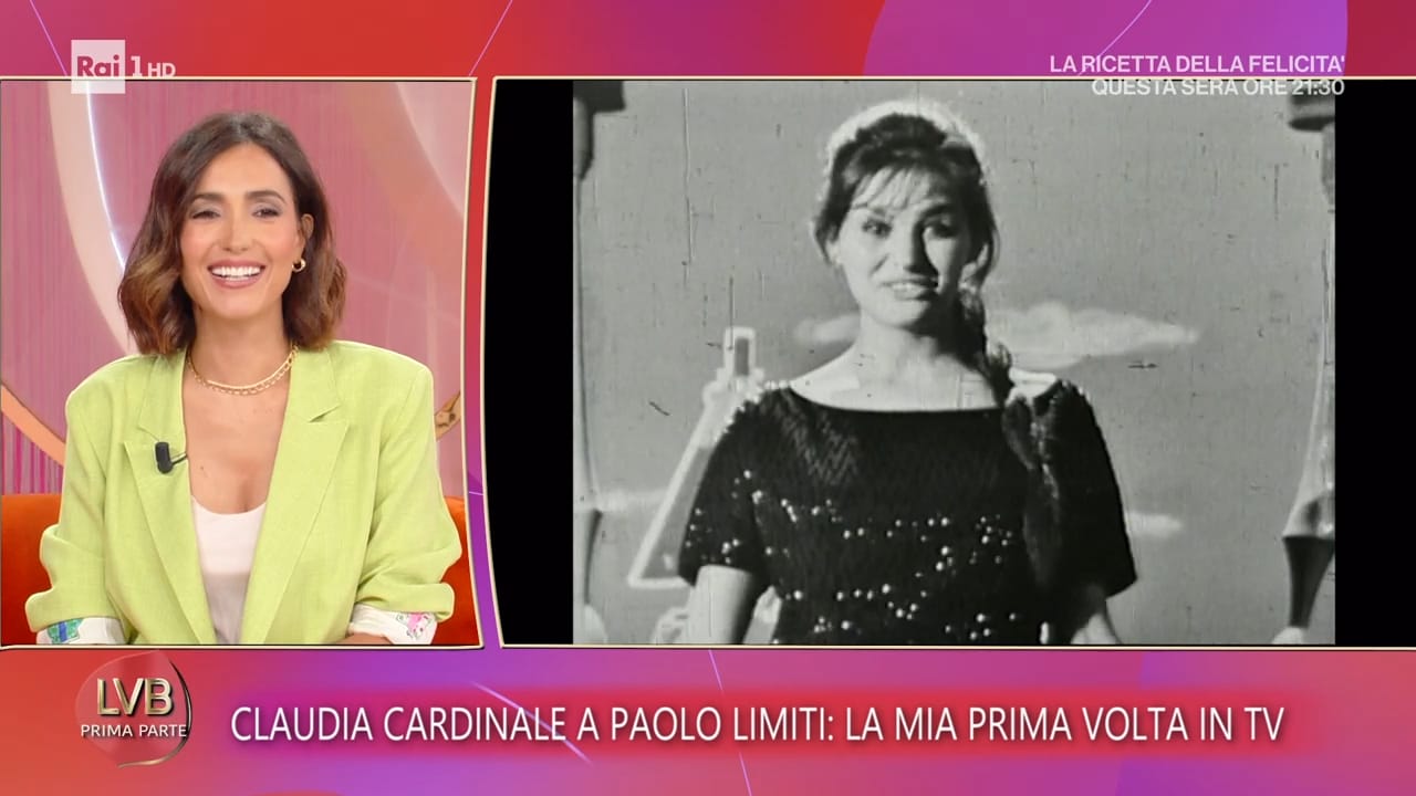 La prima volta in TV di Claudia Cardinale - La volta buona 25/09/2025