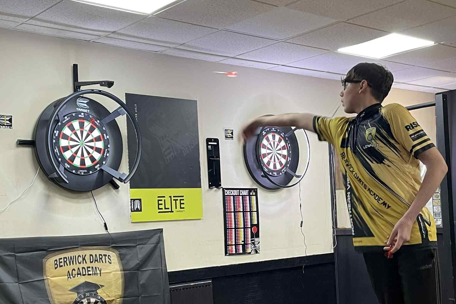 Darts first as Berwick play inter-academy match against Skegness