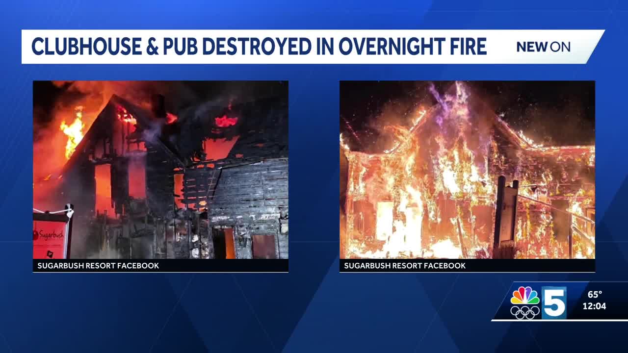 Sugarbush clubhouse destroyed in overnight fire