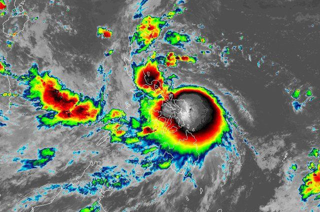 Wind signal no. 4 up in 5 areas as Opong intensifies into typhoon