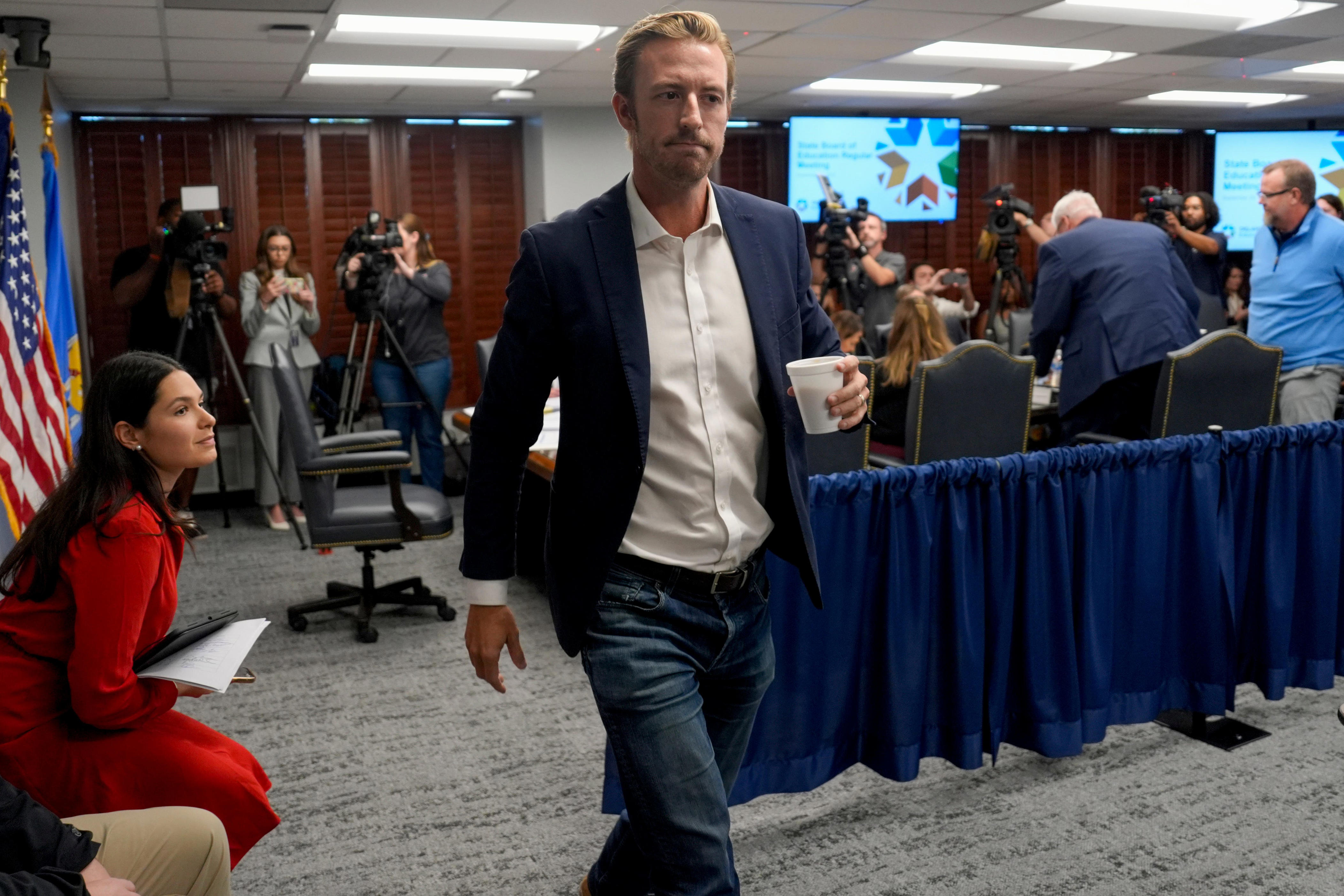 Former Oklahoma state superintendent Ryan Walters files for divorce