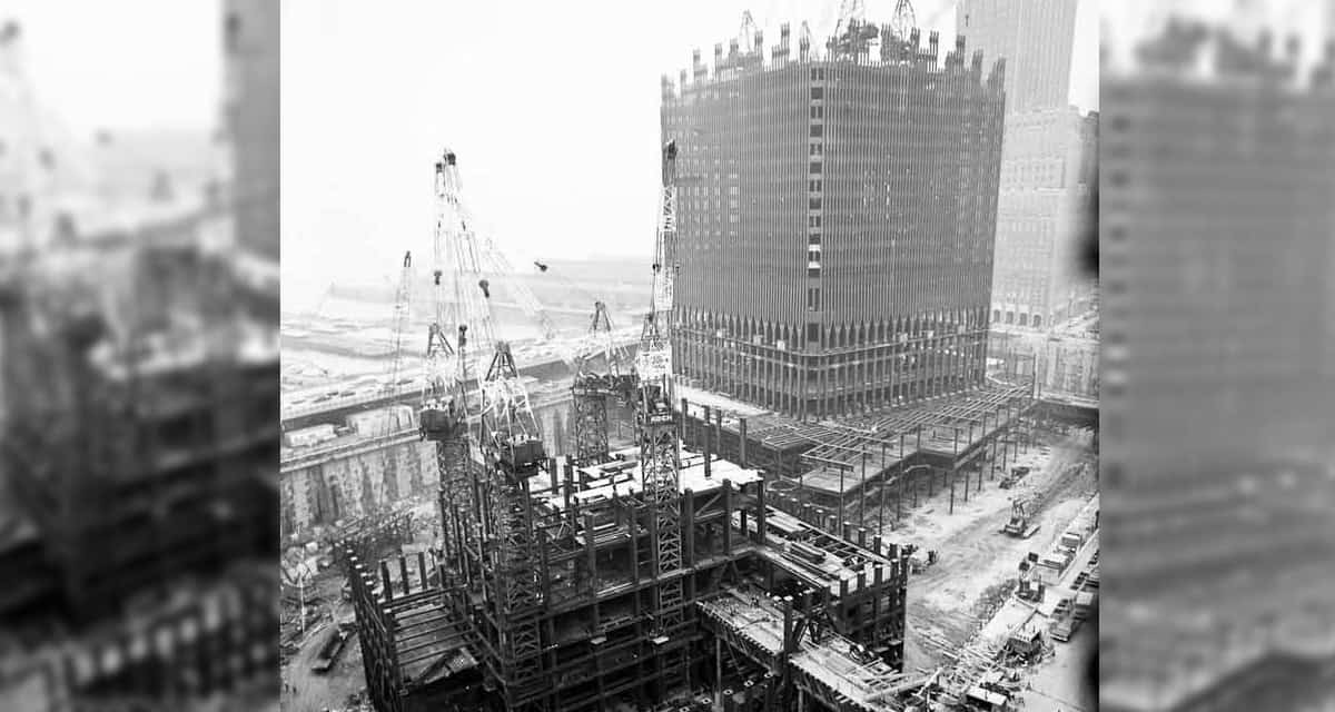 Steel Giants: Vintage Footage of the Twin Tower Construction