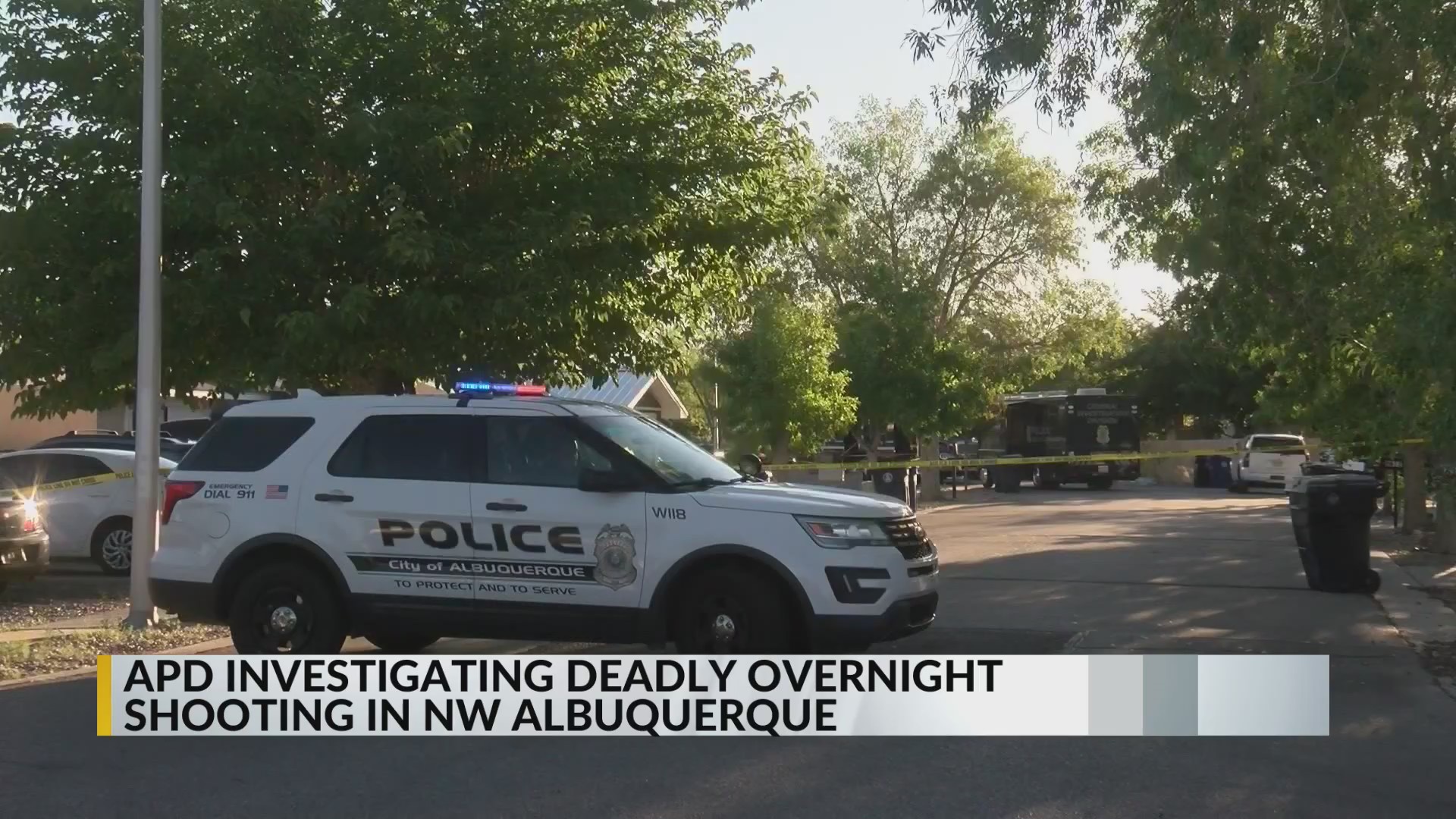 Albuquerque Police investigate deadly shooting at northwest home