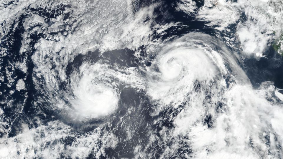 Here’s what can happen when two hurricanes get too close together